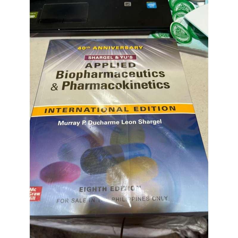 SHARGEL & YU'S APPLIED Biopharmaceutics & Pharmacokinetics 8th Edition By. Murray Ducharme ...
