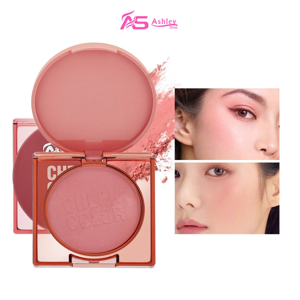 Ashley Shine Blush on Cheek Silky Glow Makeup Cheek Colors Natural Long ...