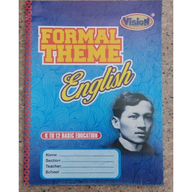 Sulating Pormal(Pangwakas)/Formal Themebook(Elementary/Highschool)2pcs ...