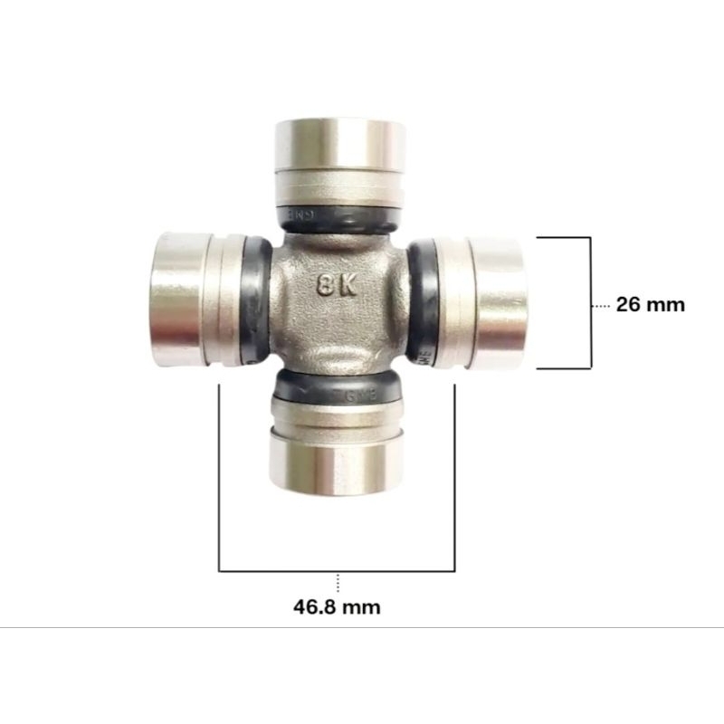 CROSS JOINT GUT-13 TOYOTA, TAMARAW FX, 2C, CORONA 12R, LITE-ACE ...