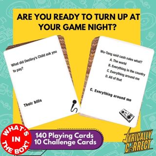 Lyrically Correct 90's and 2000's Hip Hop and R & B Music Trivia Card ...