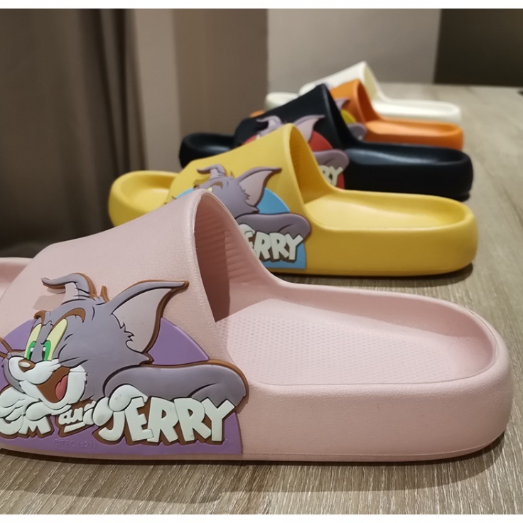 CTW Fashion TOM Cat & JERRY Mouse ThickBottom Shower Slippers ...