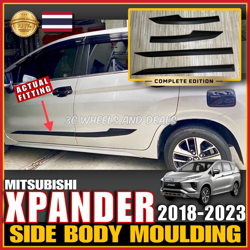MITSUBISHI XPANDER 2018-2023 SIDE BODY MOULDING (xpander accessories ...