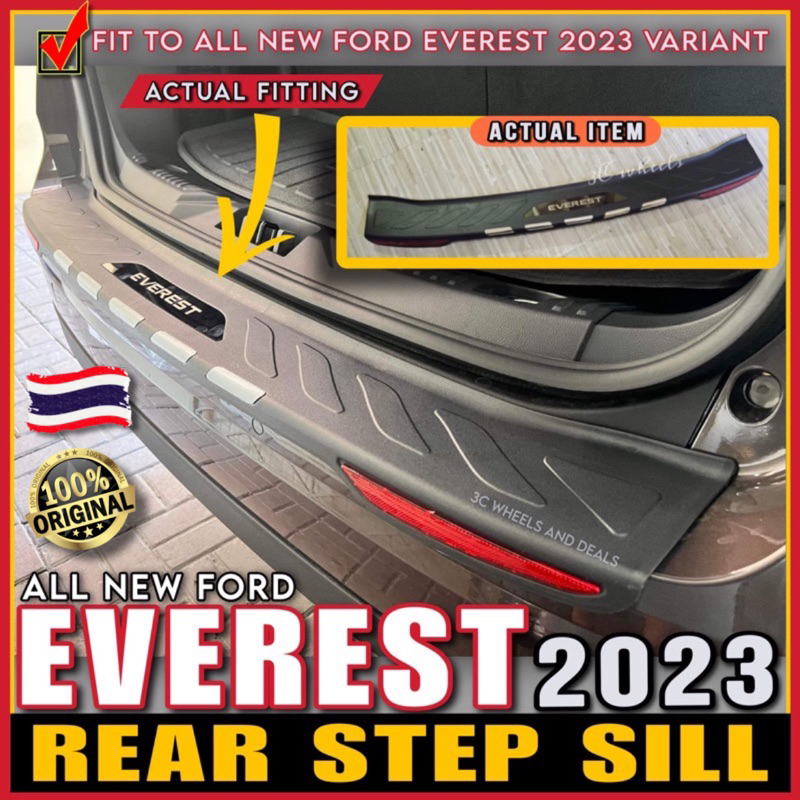 NEXT-GEN FORD EVEREST 2023-2024 REAR STEP SILL | Shopee Malaysia