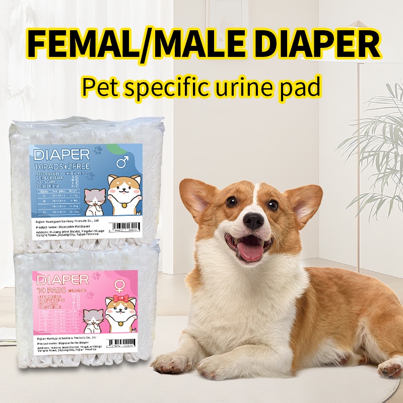 Dog menstrual pants diapers, cat diapers, pet menstrual period men's and women's dog sanitary ...