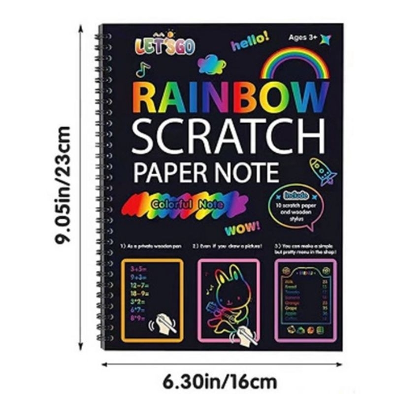 Graffiti Scratch Magic Book | Artistic and Stylish Graffiti Book with ...