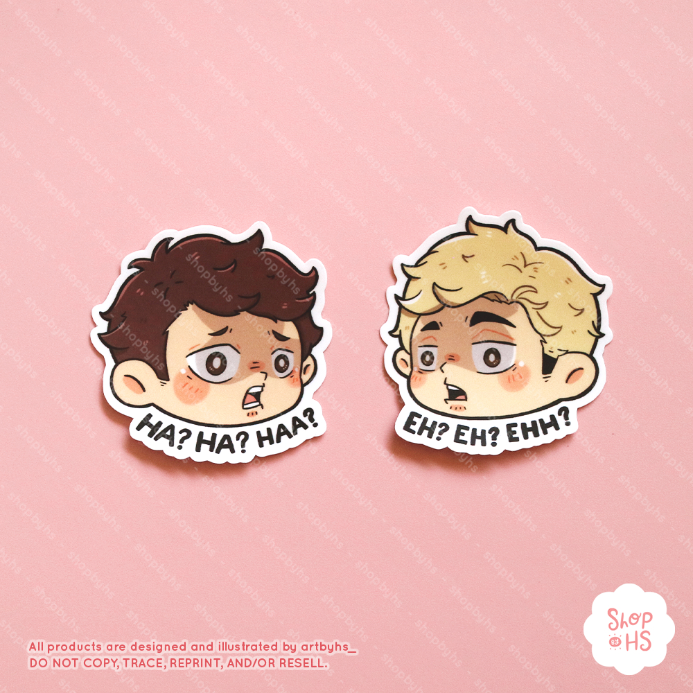 Haikyuu!! AtsuOi Vinyl Sticker | Shopee Malaysia