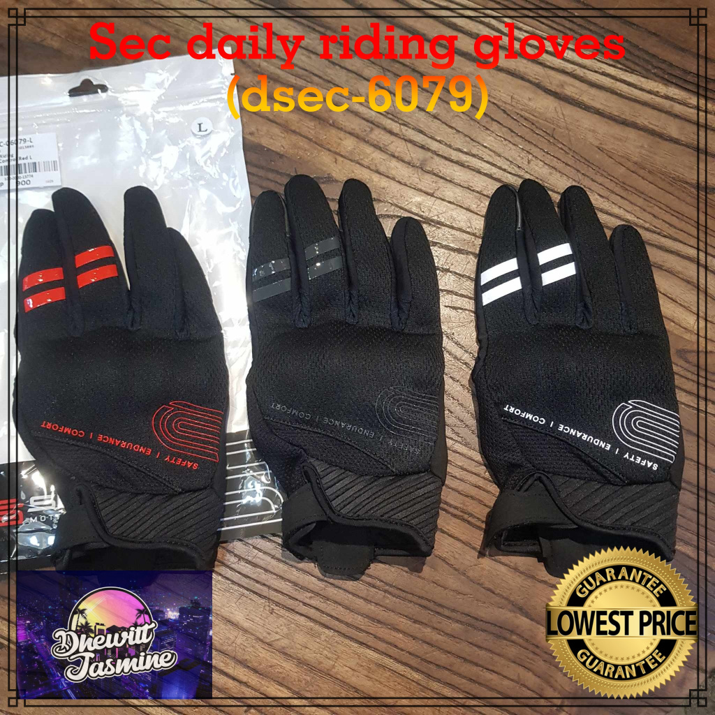 Riding gloves daily sec brand (dsec-6079) | Shopee Malaysia
