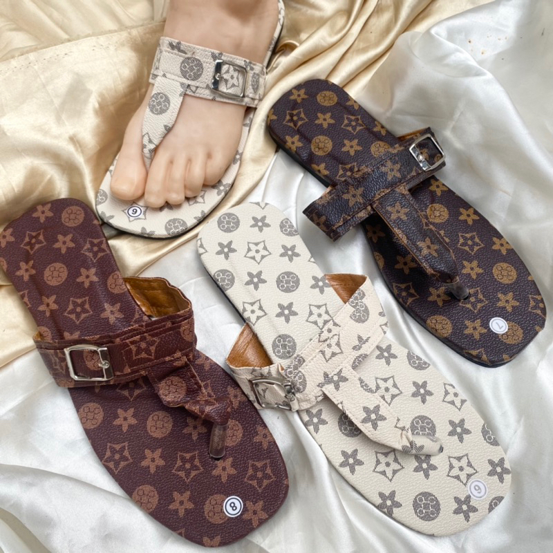 NEW Chloe LLVV inspired Marikina Flat Sandals | Shopee Malaysia