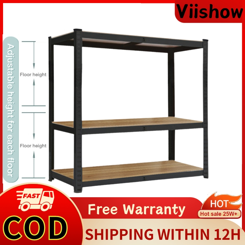3 Layer Metal Boltless Rack Organizer Steel Rack Shelf Adjustable Heavy Duty Display Warehouse ...