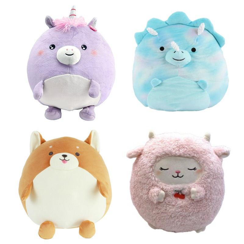 Chunky Round Plush Toy by Miniso (Shiba Inu Unicorn Lamb) | Shopee Malaysia