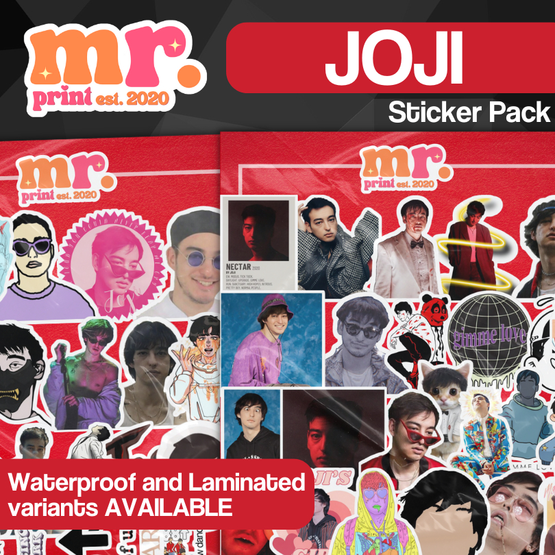 50 PCS| JOJI STICKERS 88 RISING WATERPROOF STICKERS JOJI MILLER ...