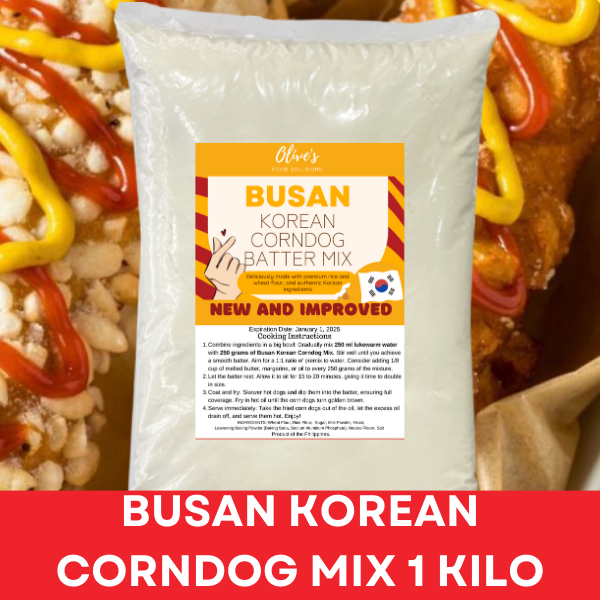 Busan Premium Korean Corndog Batter Mix (1 Kilo) | Shopee Malaysia