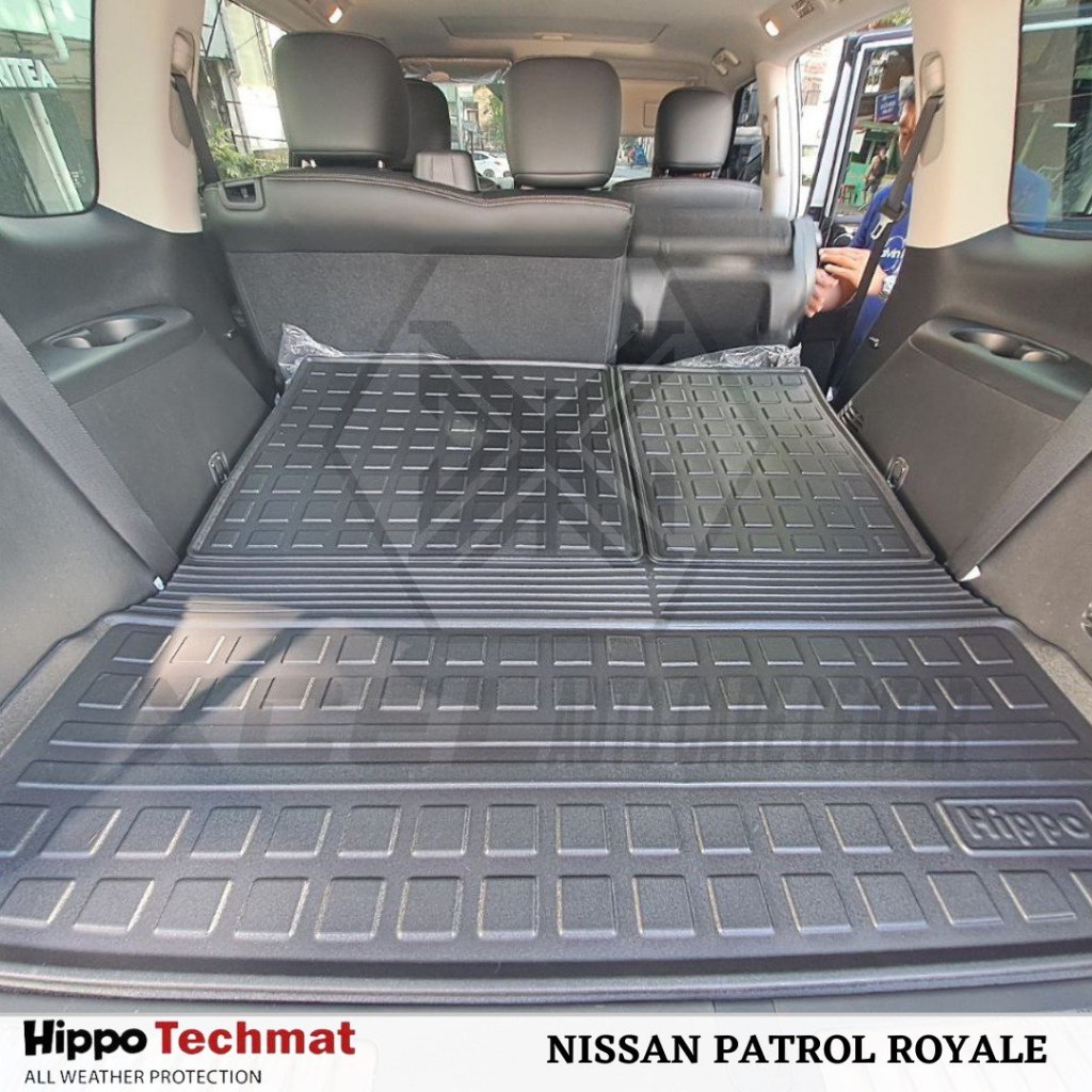 NISSAN PATROL ROYALE 2021-UP HIPPO TECHMAT PRO CARGO/TRUNK TRAY | Shopee Malaysia