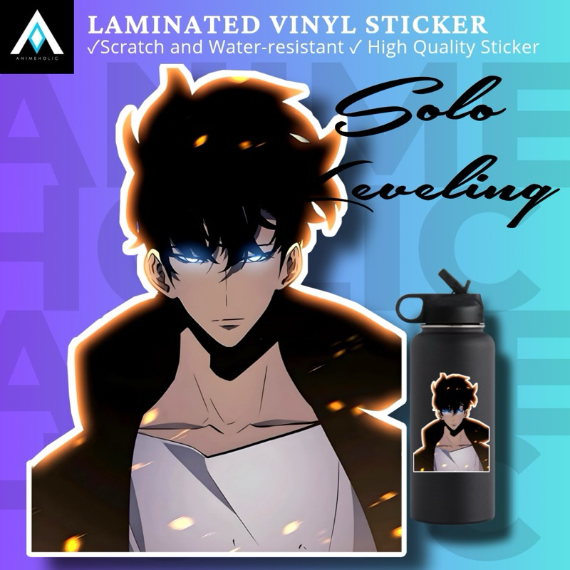 SUNG JIN WOO SOLO LEVELING SHADOW MONARCH LAMINATED VINYL STICKERS PART ...