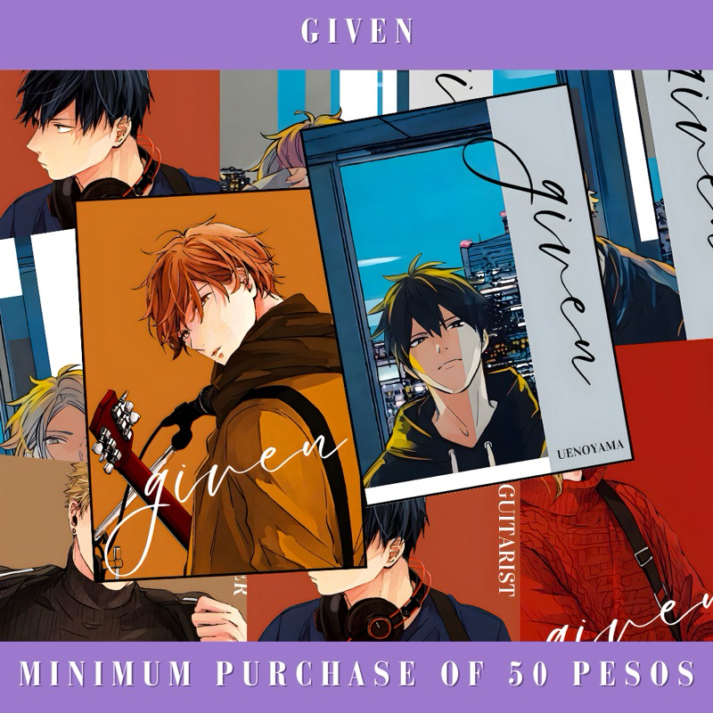Given Manga Art Laminated Photocards | Shopee Malaysia