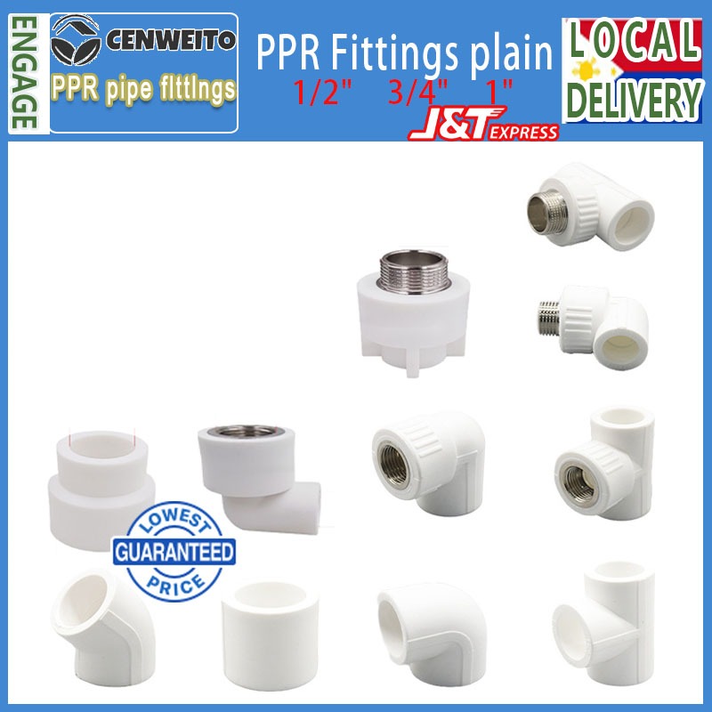 PPR elbow with thread 1/2”,3/4”,1”inch internal thread/Male Coupling ...