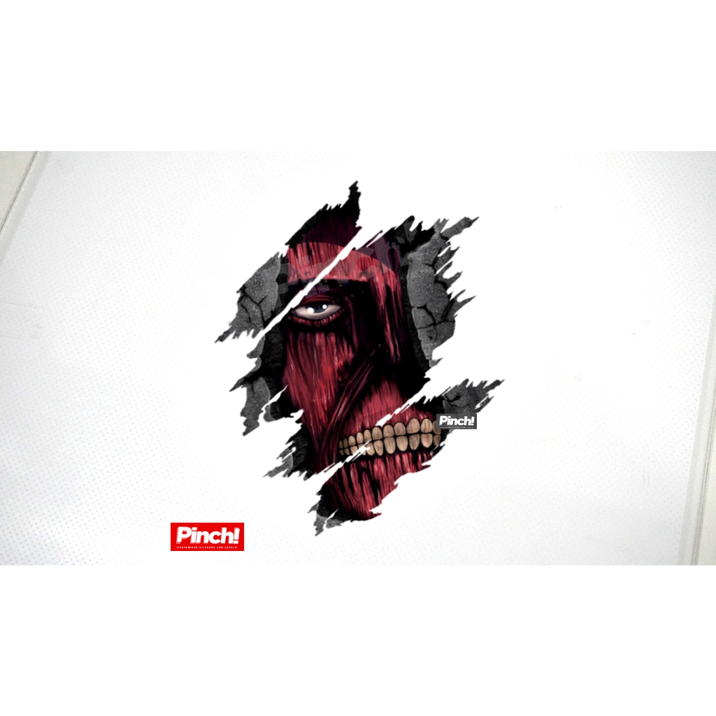 Pinch - Attack On Titan AOT Grunge Cut - Wall Titan | Shopee Malaysia