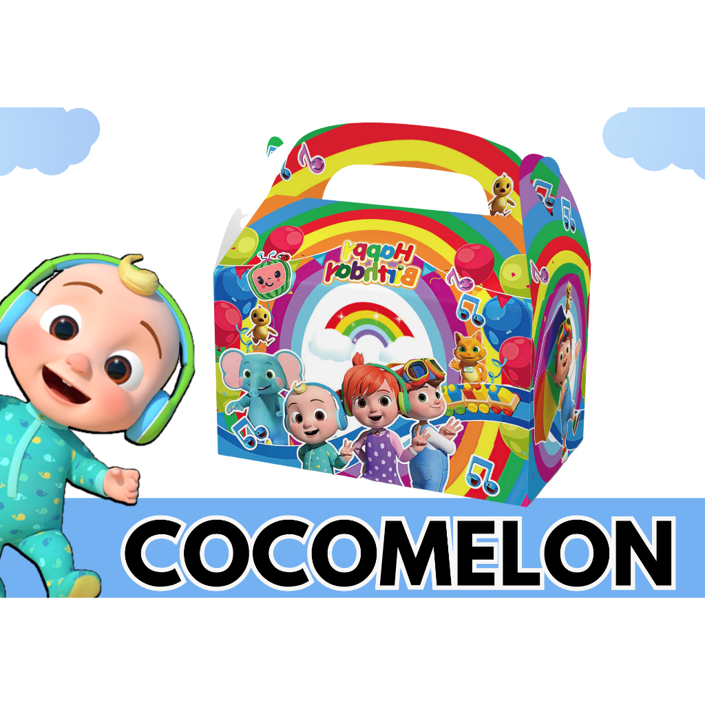 Cocomelon Party Loot Box theme Favor box for Kids birthday Giveaway ...