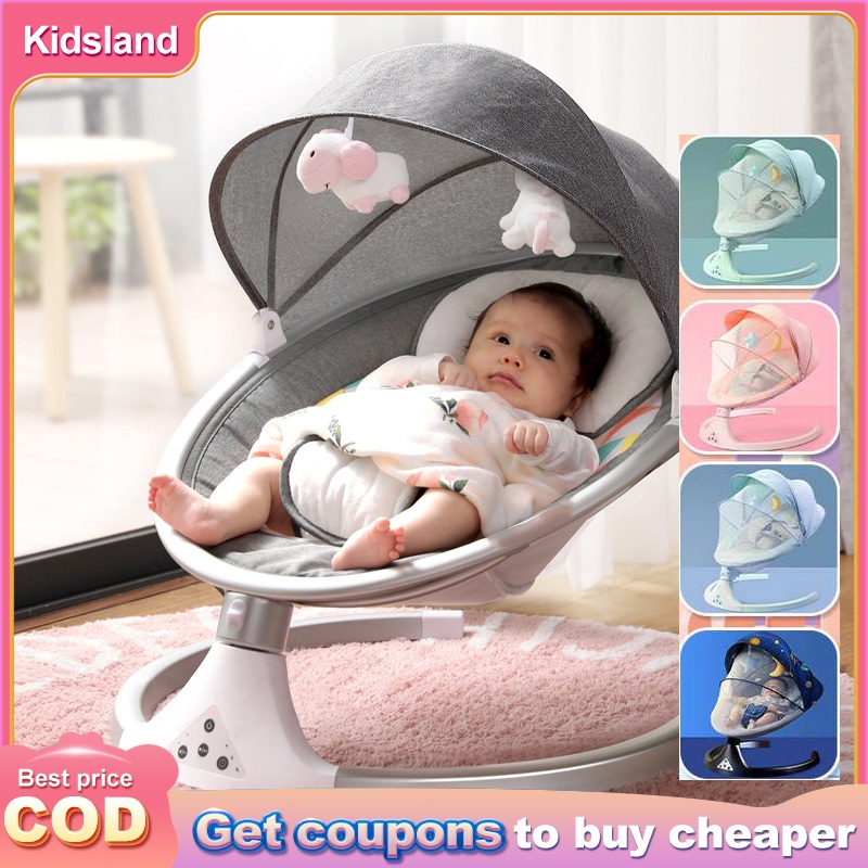 Baby Swing Rocker Cradle Electric Rocking Chair Swing Chair With ...