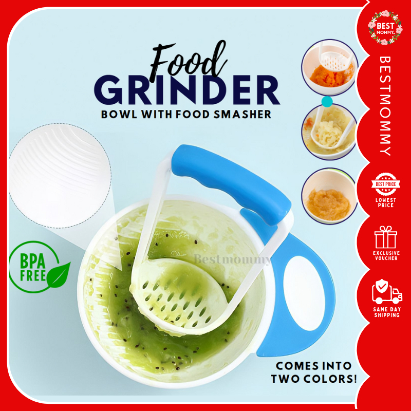 BESTMOMMY Baby Mash and Serve Food Mills Bowl Set Manual Grinding Food ...