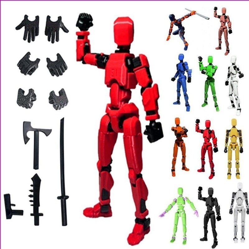 3D printed toy educational children's movable joint multi-joint movable ...