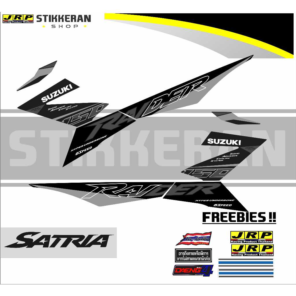 RAIDER 150FI NEW DECALS (EXCITER DESIGN) | Shopee Malaysia