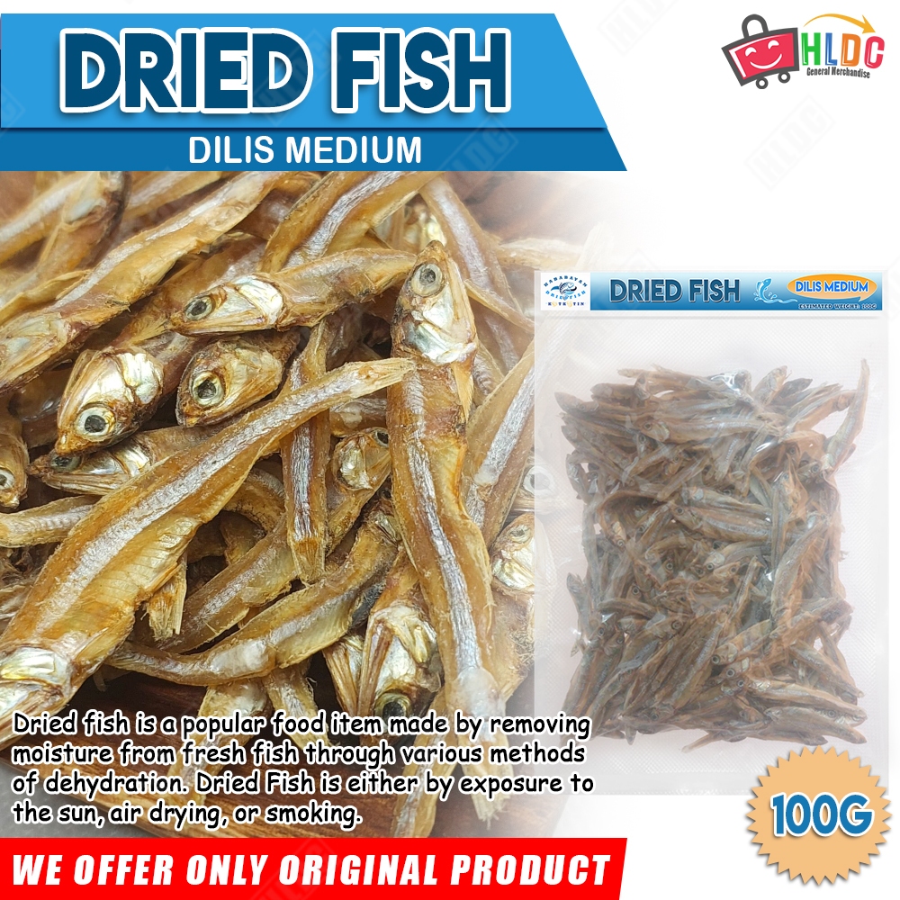Dried Fish Dilis Medium 100g / 200g Dried Anchovies / Gourmet Dried ...