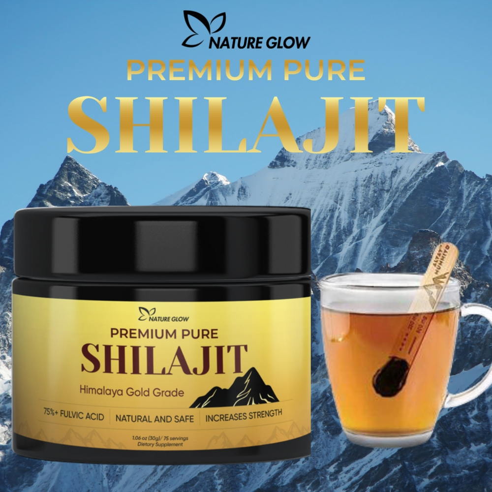 Nature Glow Pure Shilajit Himalayan Resin Natural Organic Safe Boost ...