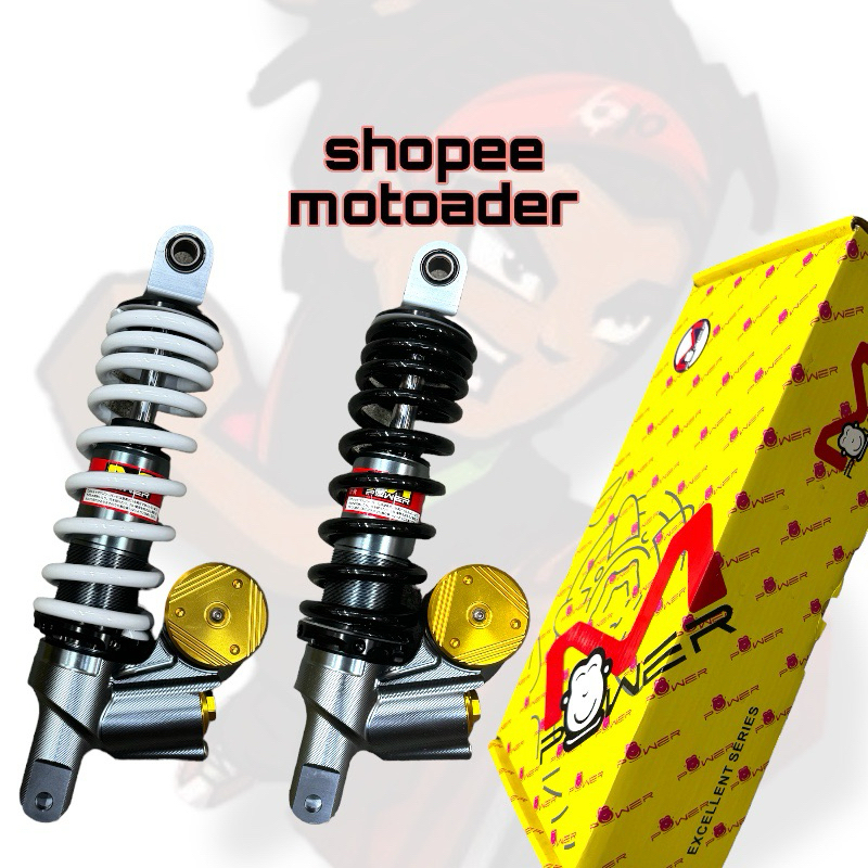 Mpower Shock gas type 295mm heavy duty for Mio i125 Mio sporty Beat ...