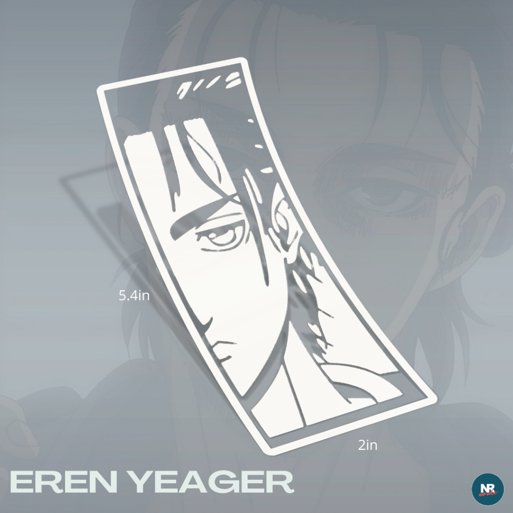 Eren Yeager Attack on Titan Shingeki no Kyojin Vinyl Decal Anime ...