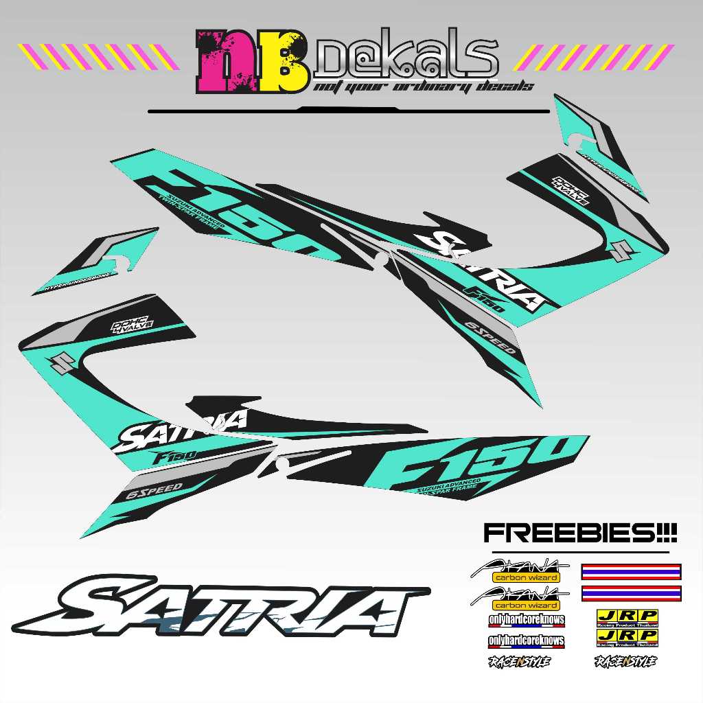 RAIDER 150 CARB REBORN 2020 DESIGN DECALS | Shopee Malaysia