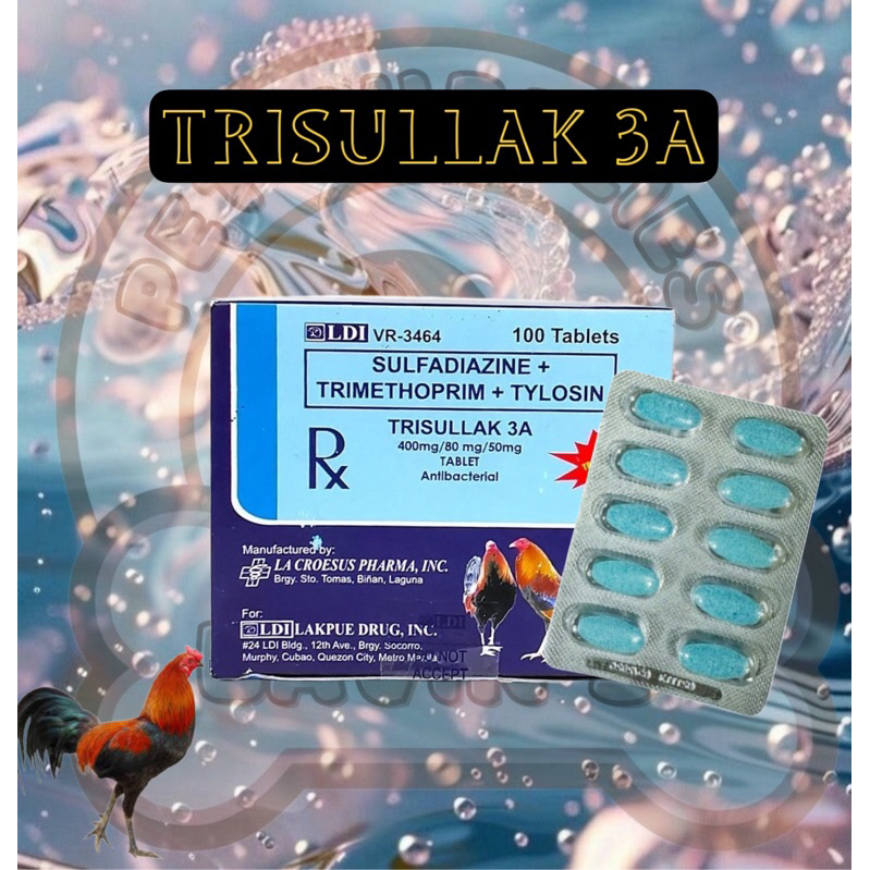 Trisullak Antibacterial Tablet 5 Banig / 1 Box | Shopee Malaysia