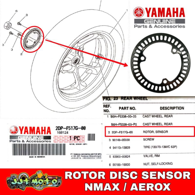 ROTOR DISK SENSOR. NMAX V1 V2. AEROX V1 V2 | Shopee Malaysia