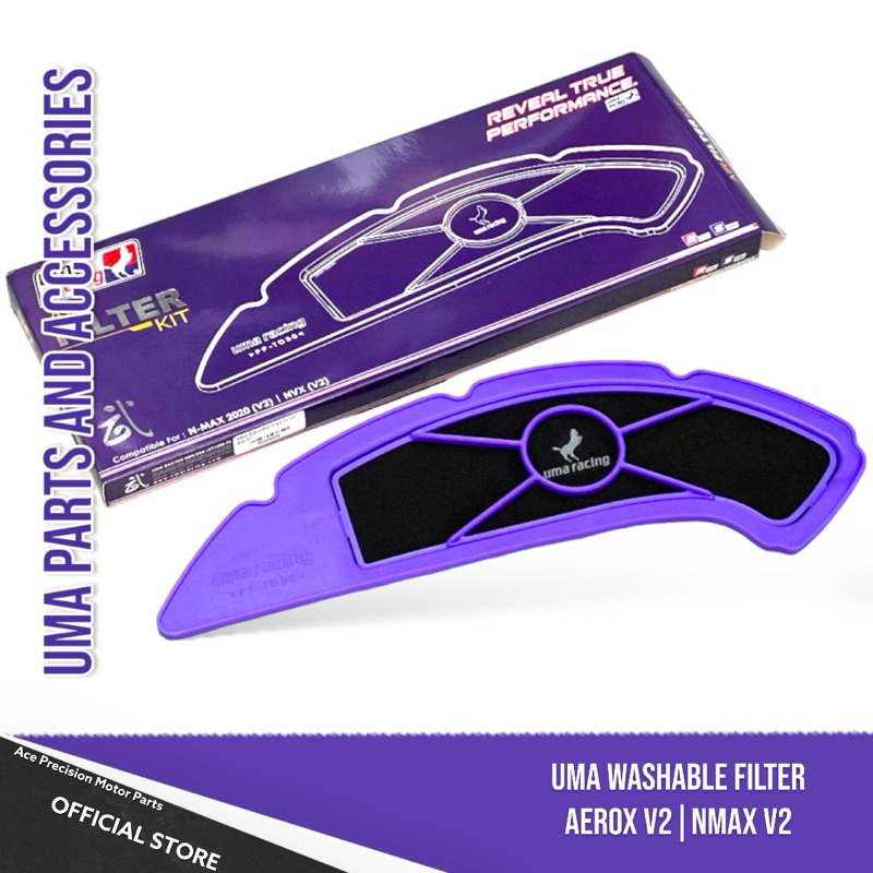 UMA RACING AIR FILTER/CLEANER ASSY AEROX V2/NMAX V2 | Shopee Malaysia