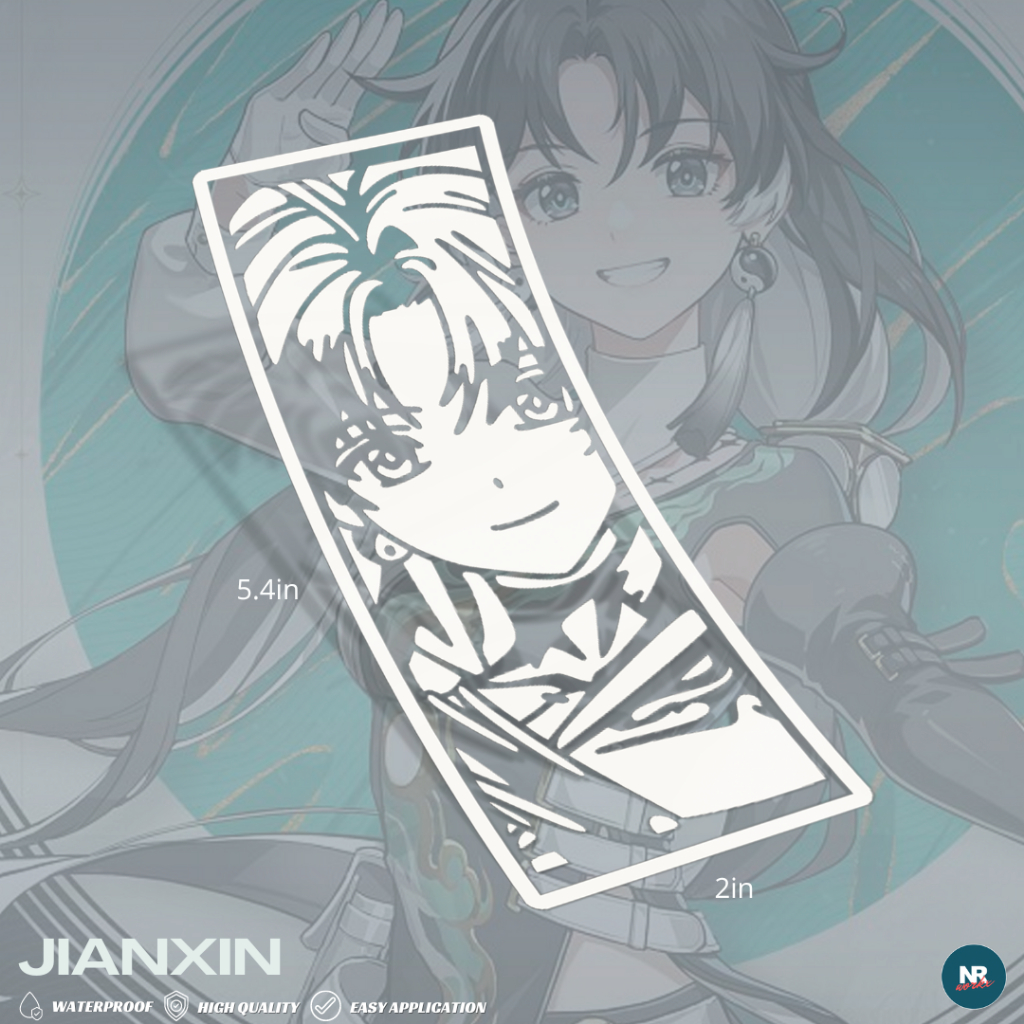 Jianxin Wuthering Waves Wuwa Vinyl Decal Gaming Anime Waifu Sticker ...