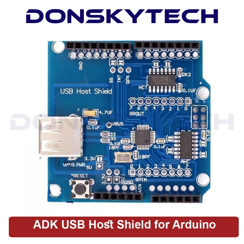 ADK USB Host Shield for Arduino Uno and Mega - USB Host Shield Arduino | Shopee Malaysia