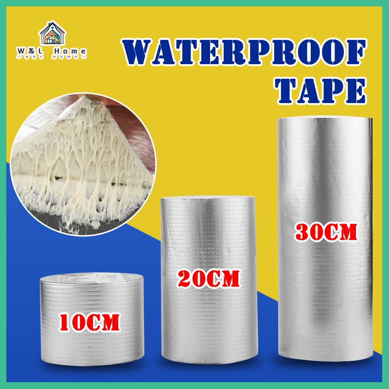 Aluminum Foil Butyl Duct tape Waterproof Tape For Roof Leak Wall Crack ...
