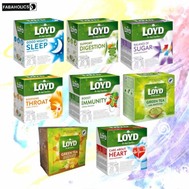 Loyd Herbal Infusion Tea 20 Tea Bags in 4 variants | Shopee Malaysia