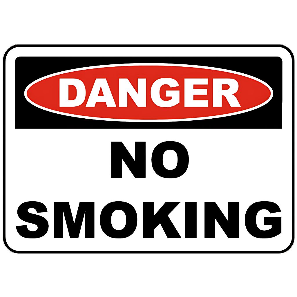 Danger No Smoking | A4 size Laminated Signage | Shopee Malaysia