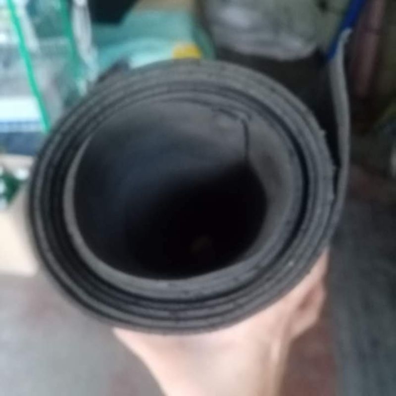 Rubber Mat Rubberized Matting /Plain Black Only /Dimension:4*8Feet ...