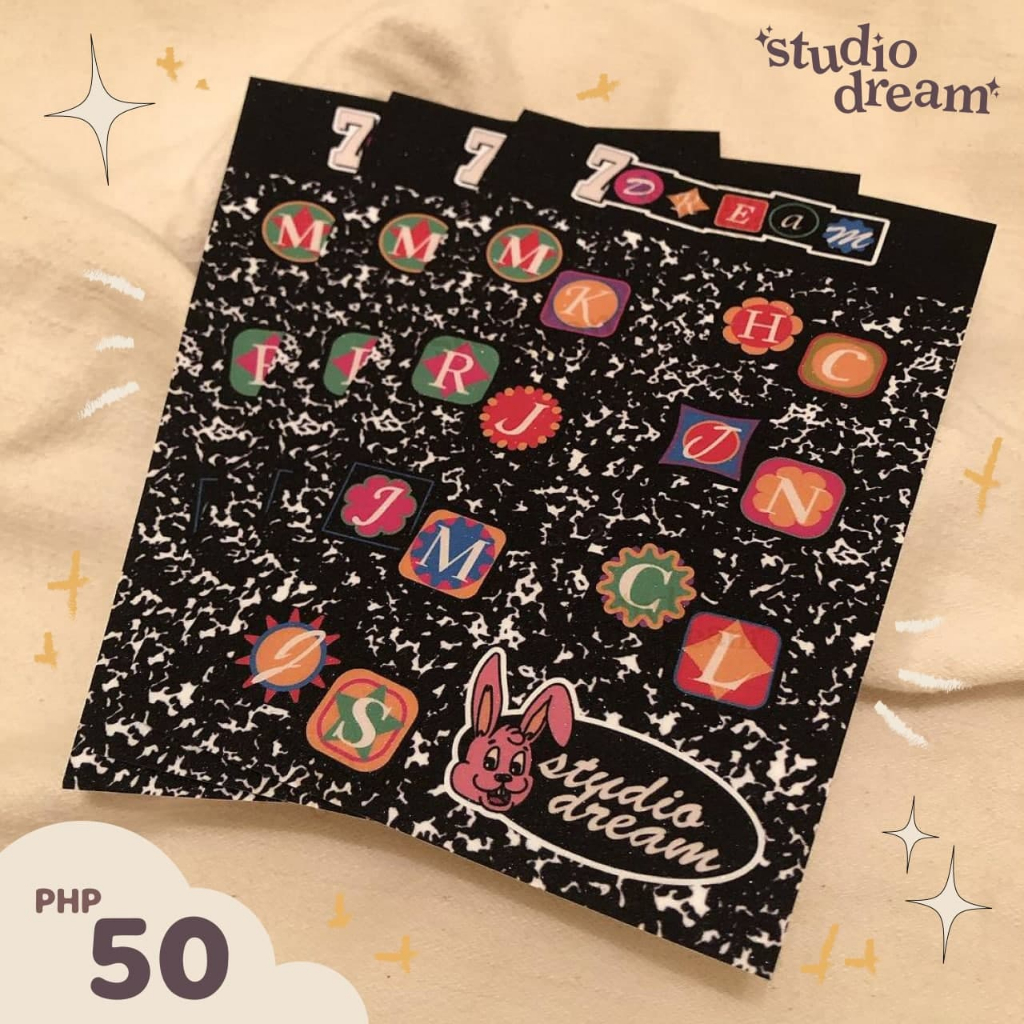 NCT Dream Member Initial Sticker Sheet | Shopee Malaysia