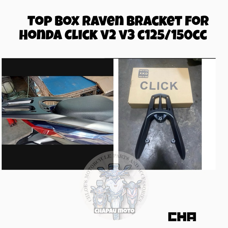 Top Box Raven Bracket for Honda Click v2 v3 c125/150cc | Shopee Malaysia