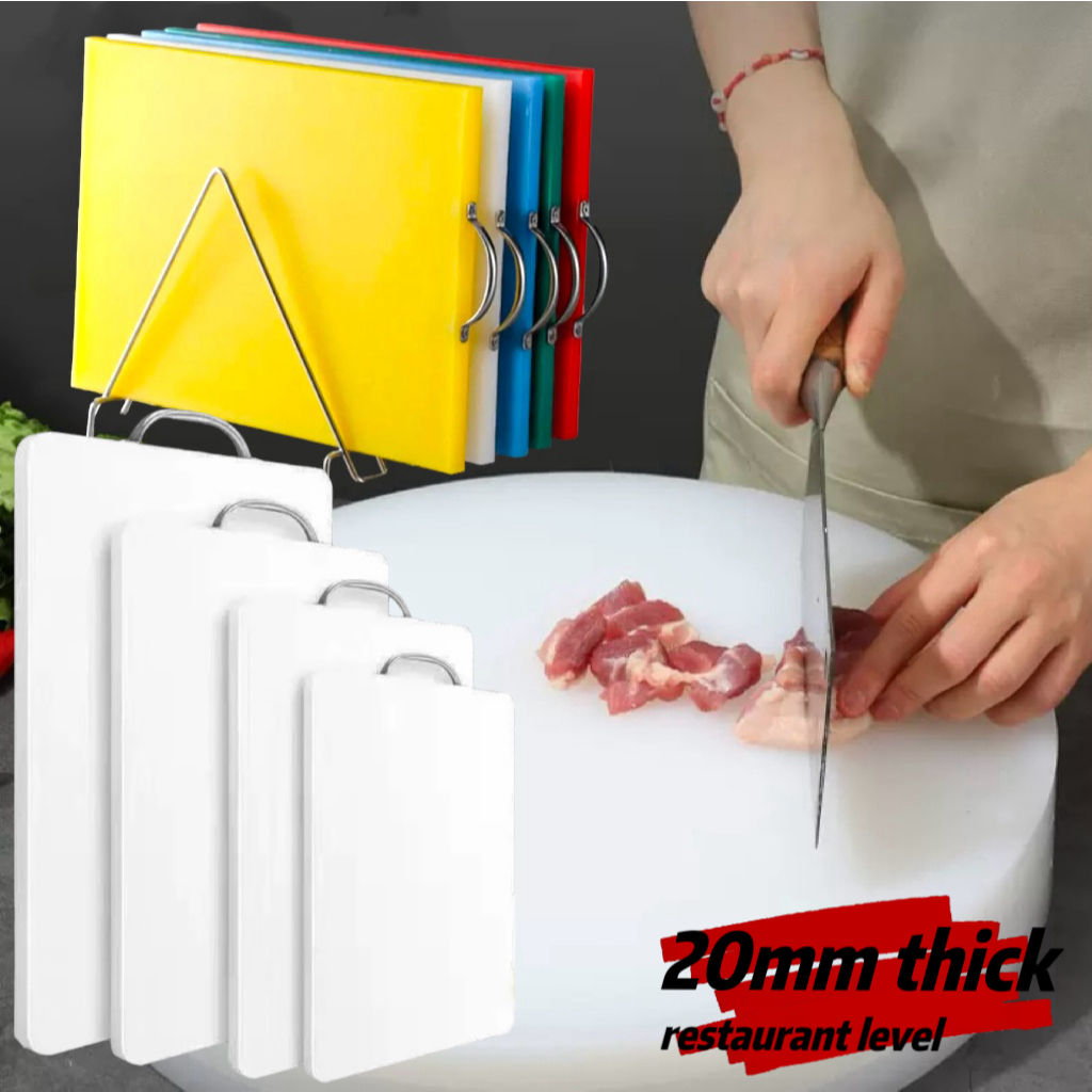 Plastic chopping board heavy duty cutting board kitchen chopping pad ...