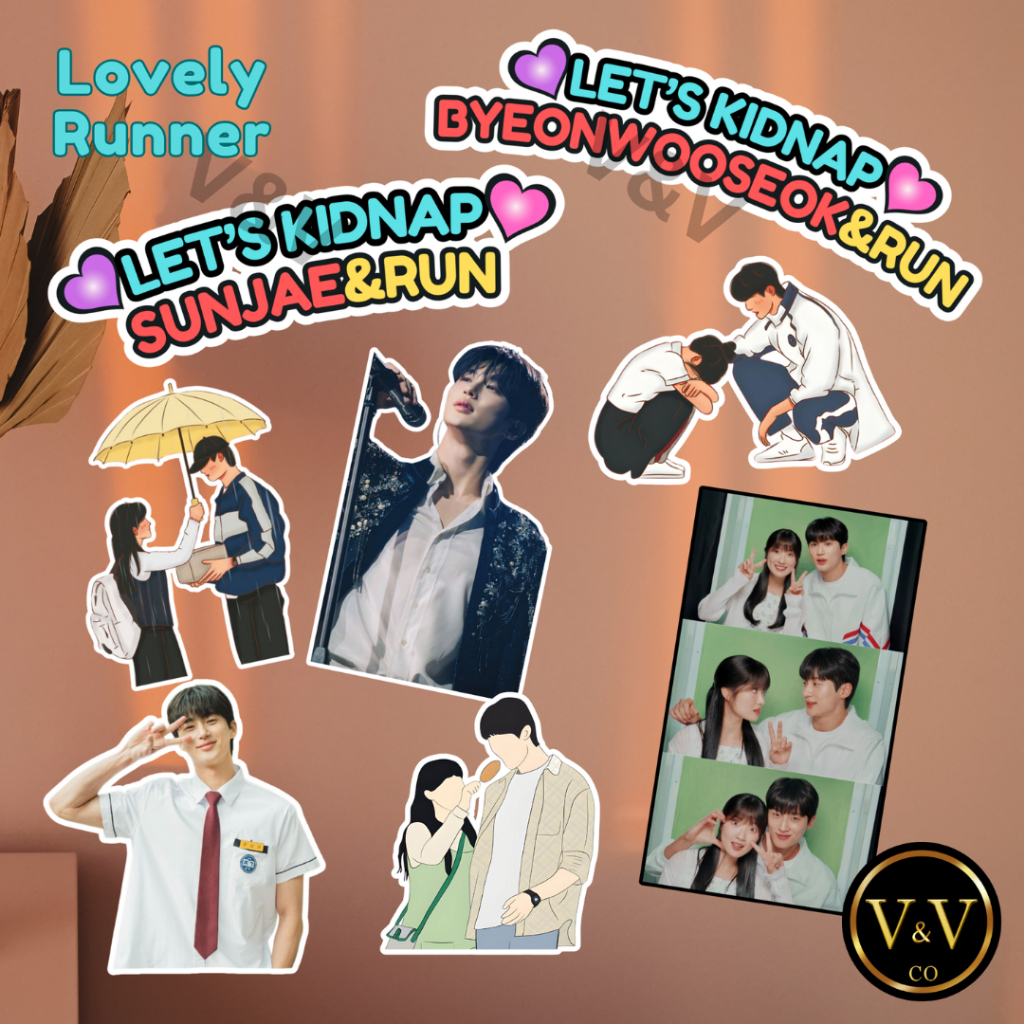 Lovely Runner Vinyl Sticker Waterproof Byeon woo seok Matte | Shopee ...