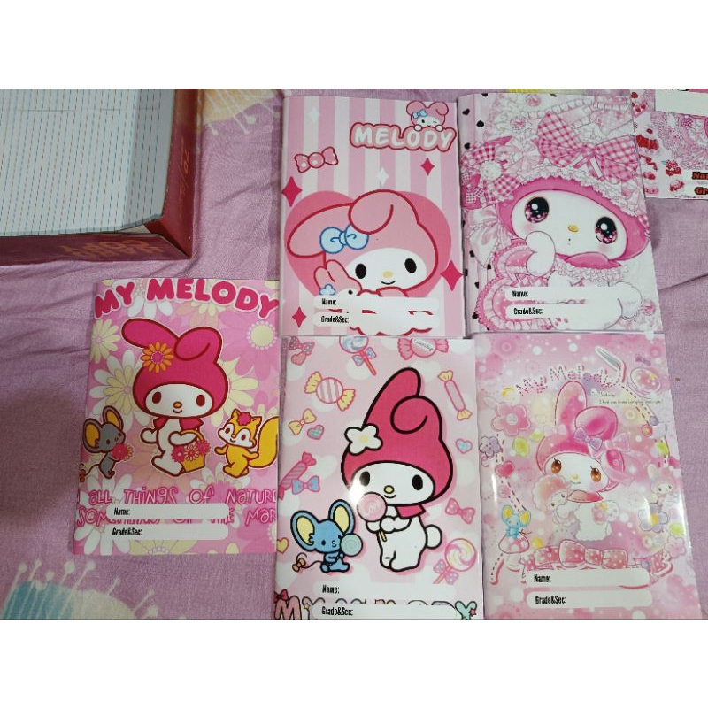 Writing Notebooks melody design 5pcs per set ( Big gap/ Small gap lines ...