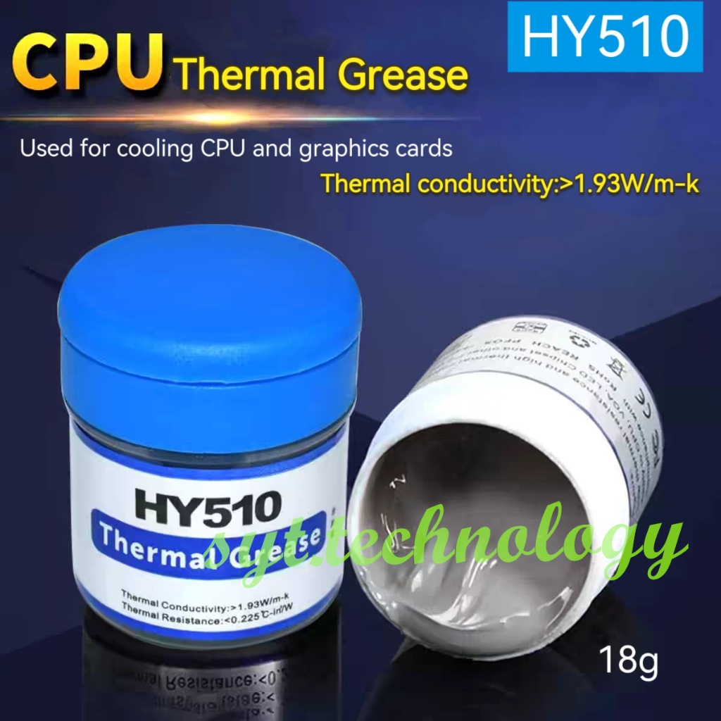HY510 18g silicone heatsink thermal conductive grease paste for CPU ...