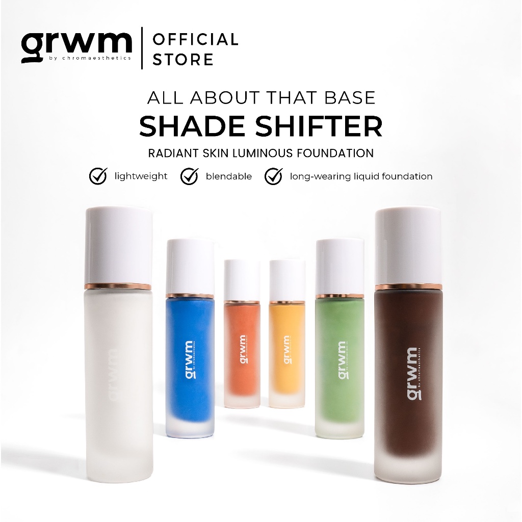 GRWM Cosmetics Radiant Skin Luminous Foundation - Shade Shifter ...