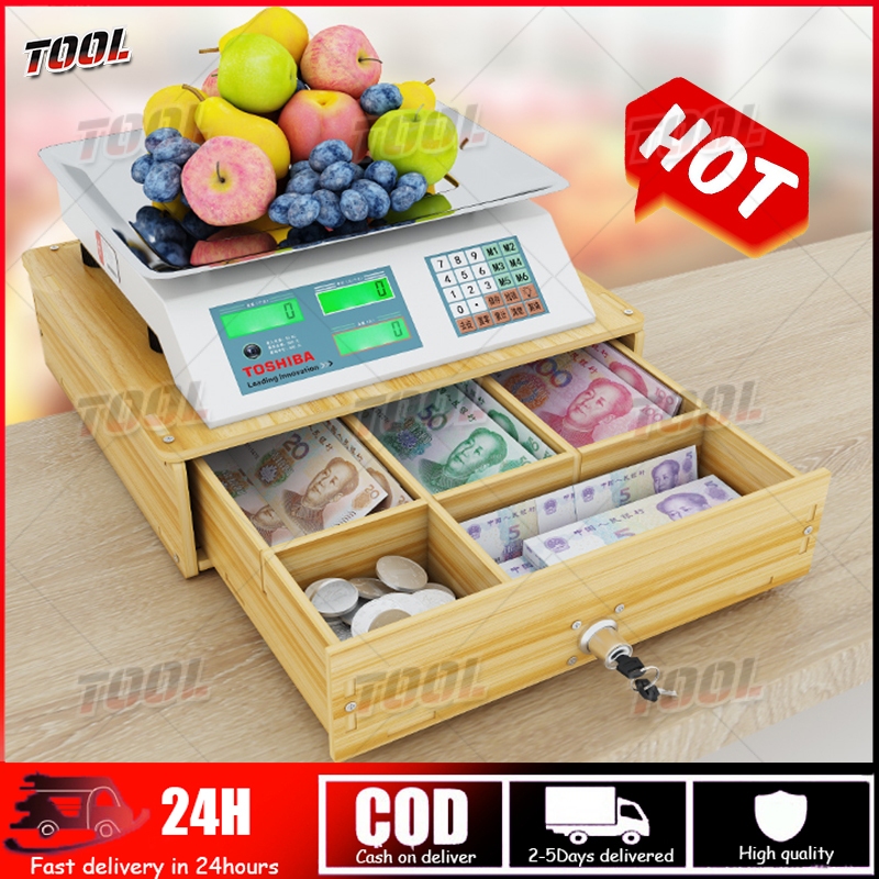 Cash Register Box With Lock Supermarket Floor Cashier Box | Shopee Malaysia