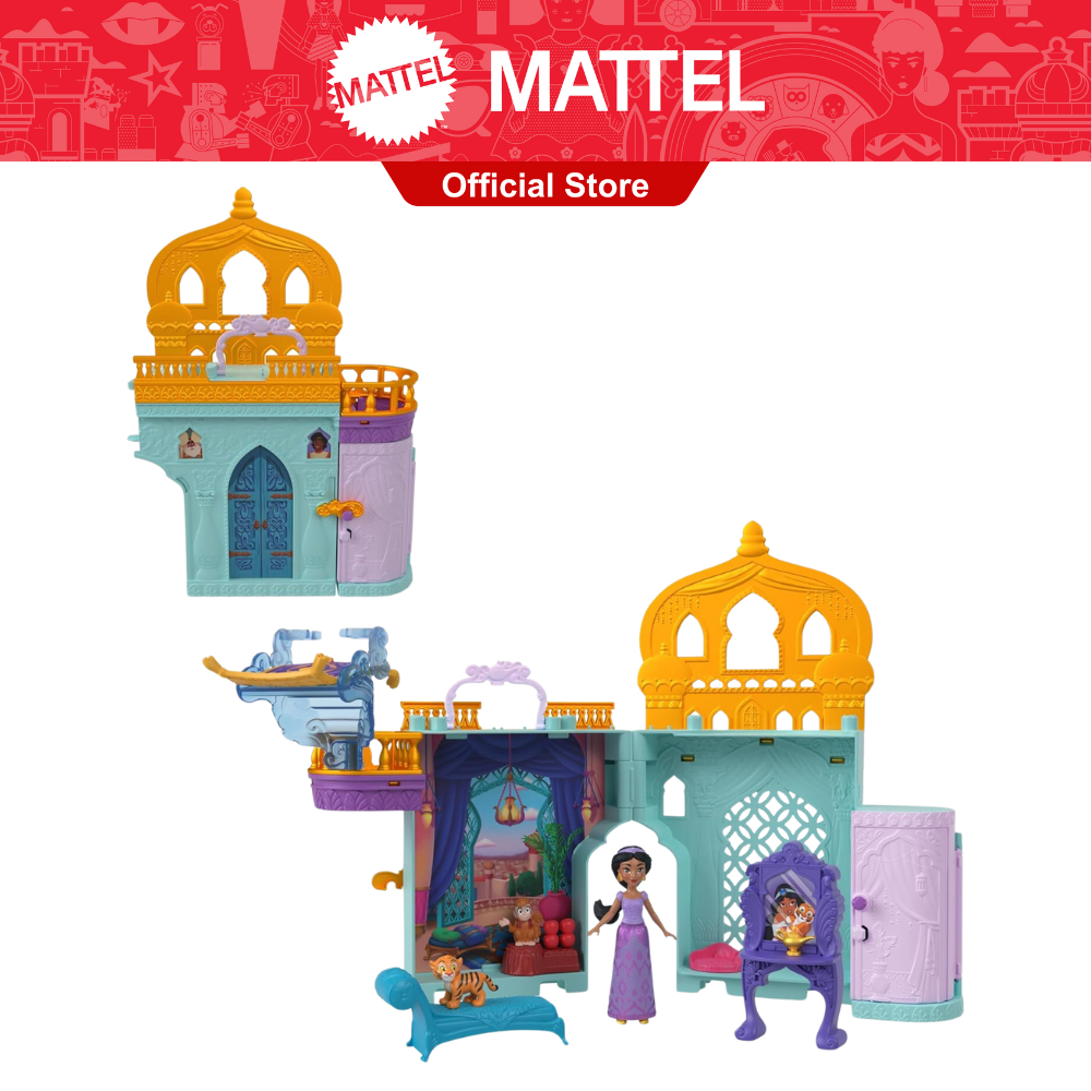 Mattel Disney Princess Jasmine Stackable Castle Doll House Playset with ...